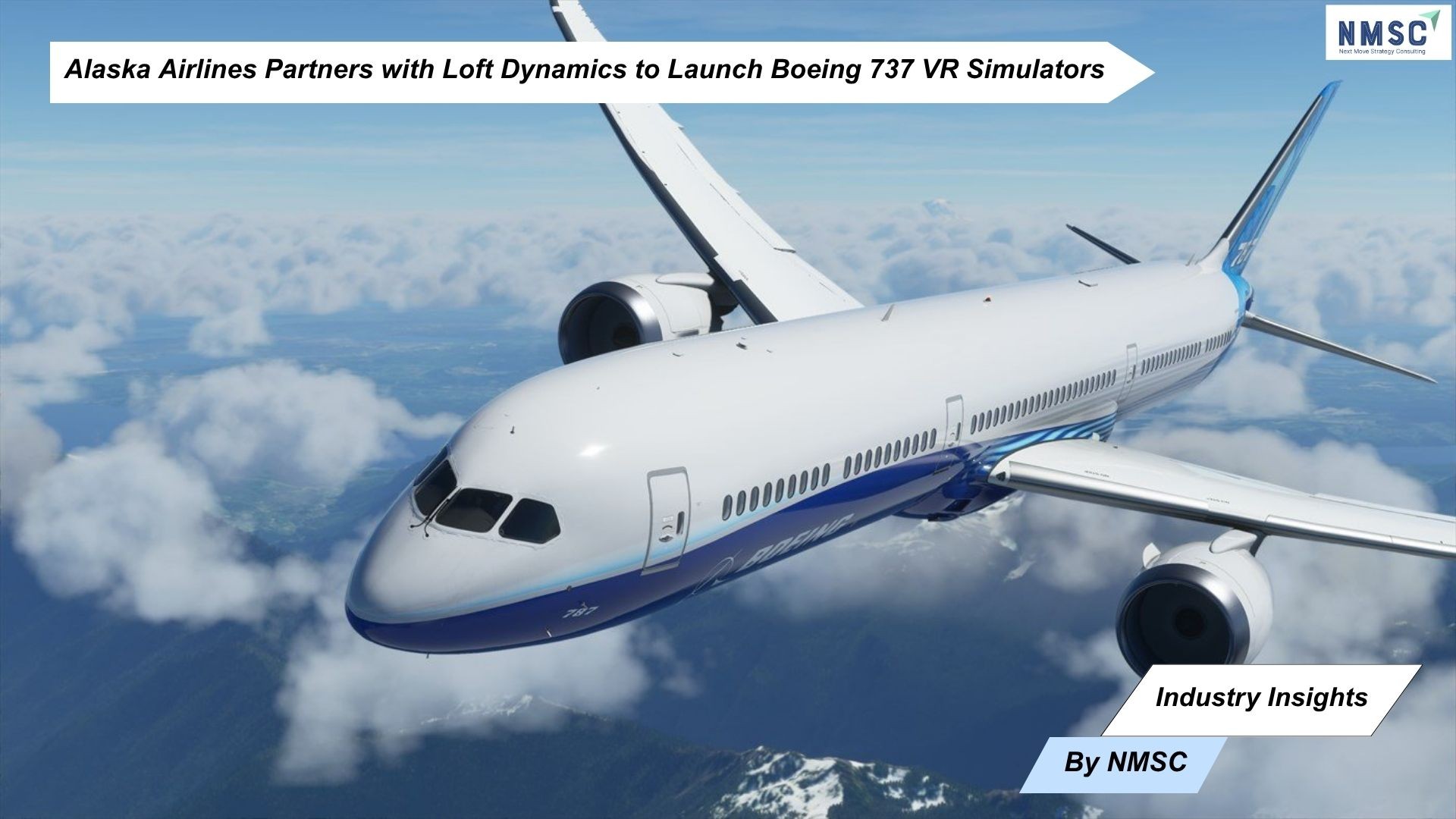 Alaska Airlines Invests in Loft Dynamics for 737 VR Sims